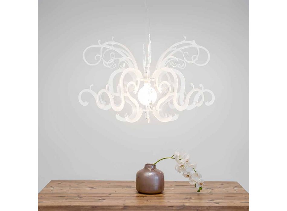 Moderní design lustr z plexiskla vyrobený v Itálii, Malito